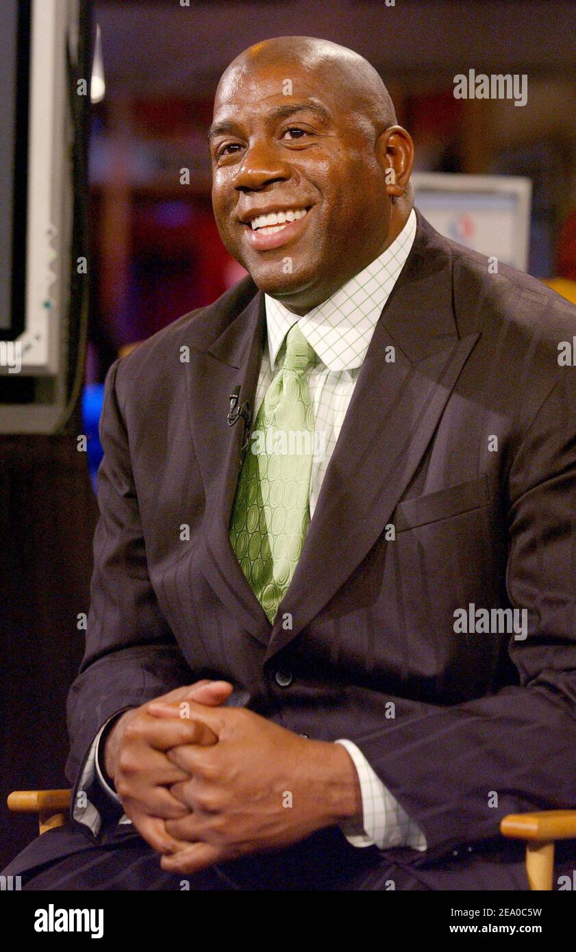 Earvin Magic Johnson promotes his new DVD 'The Fundamentals of ...