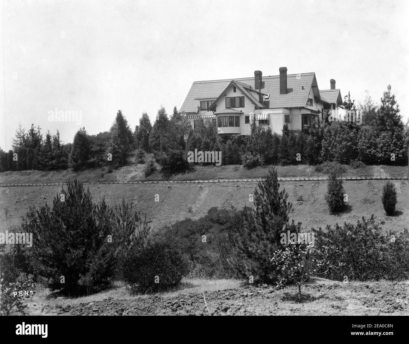 Rear View of PICKFAIR the legendary Hollywood Home of DOUGLAS FAIRBANKS ...