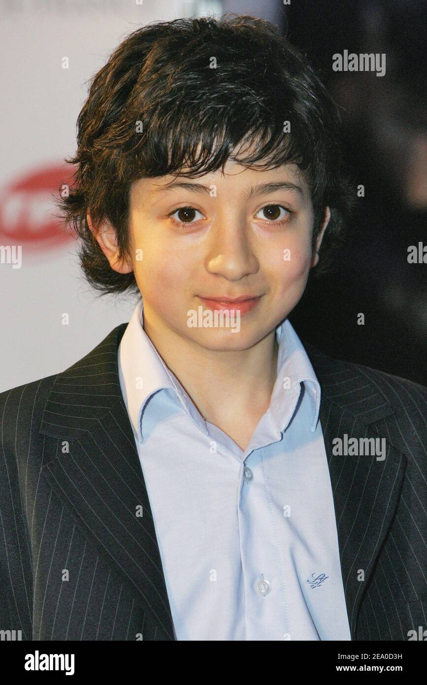 French young actor Jules Sitruk attends the opening of the Festival de ...