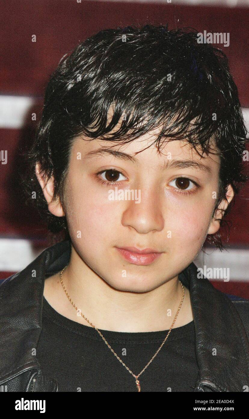 French actor Jules Sitruk poses during the Paris Film Festival at ...