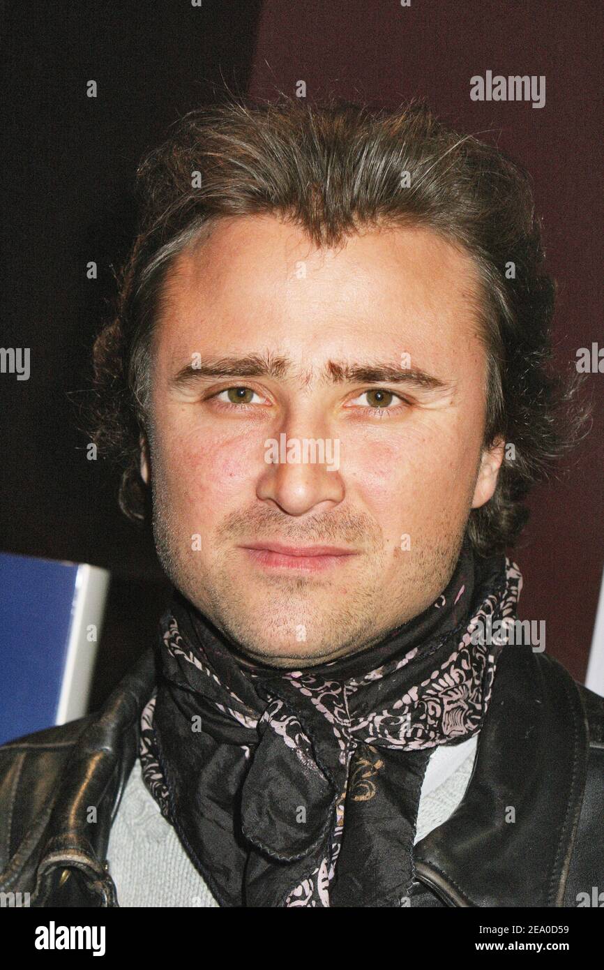 French actor Alexandre Brasseur poses during the Paris Film Festival at ...