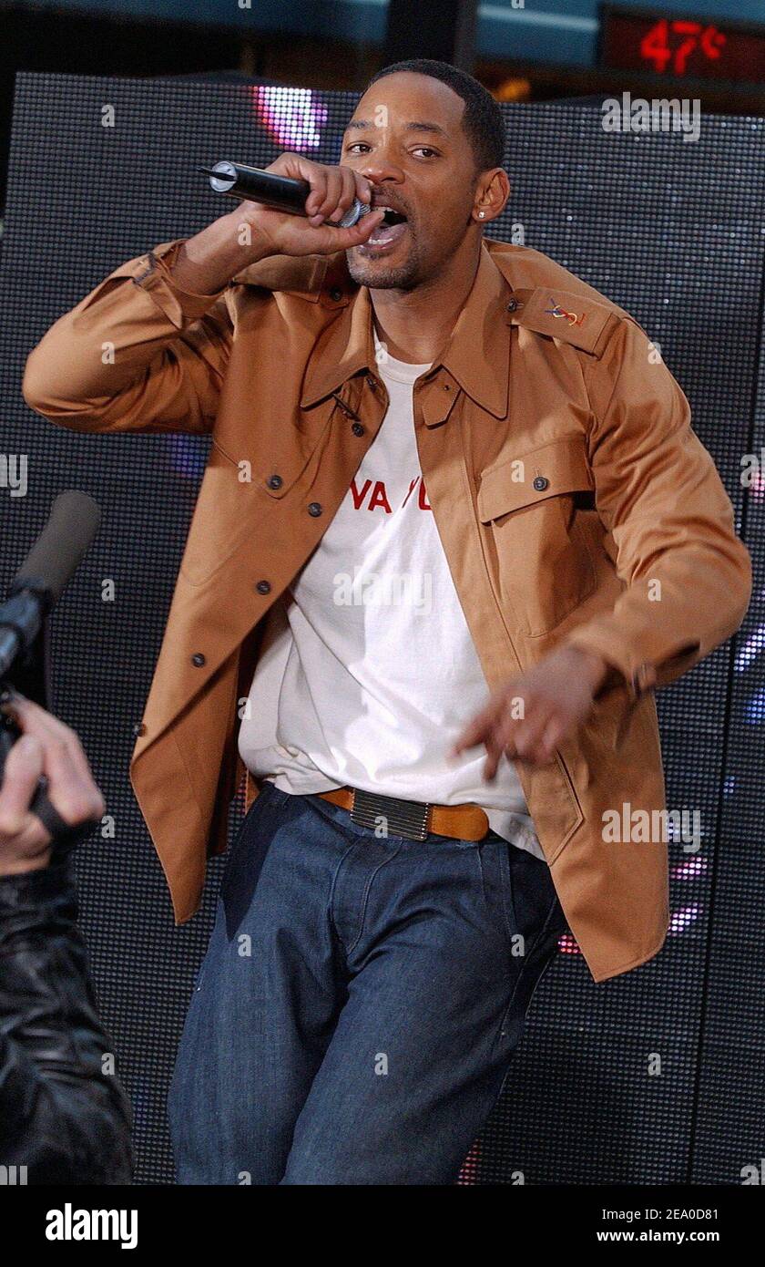 U.S. singer and actor Will Smith performs live on the Plaza at ...