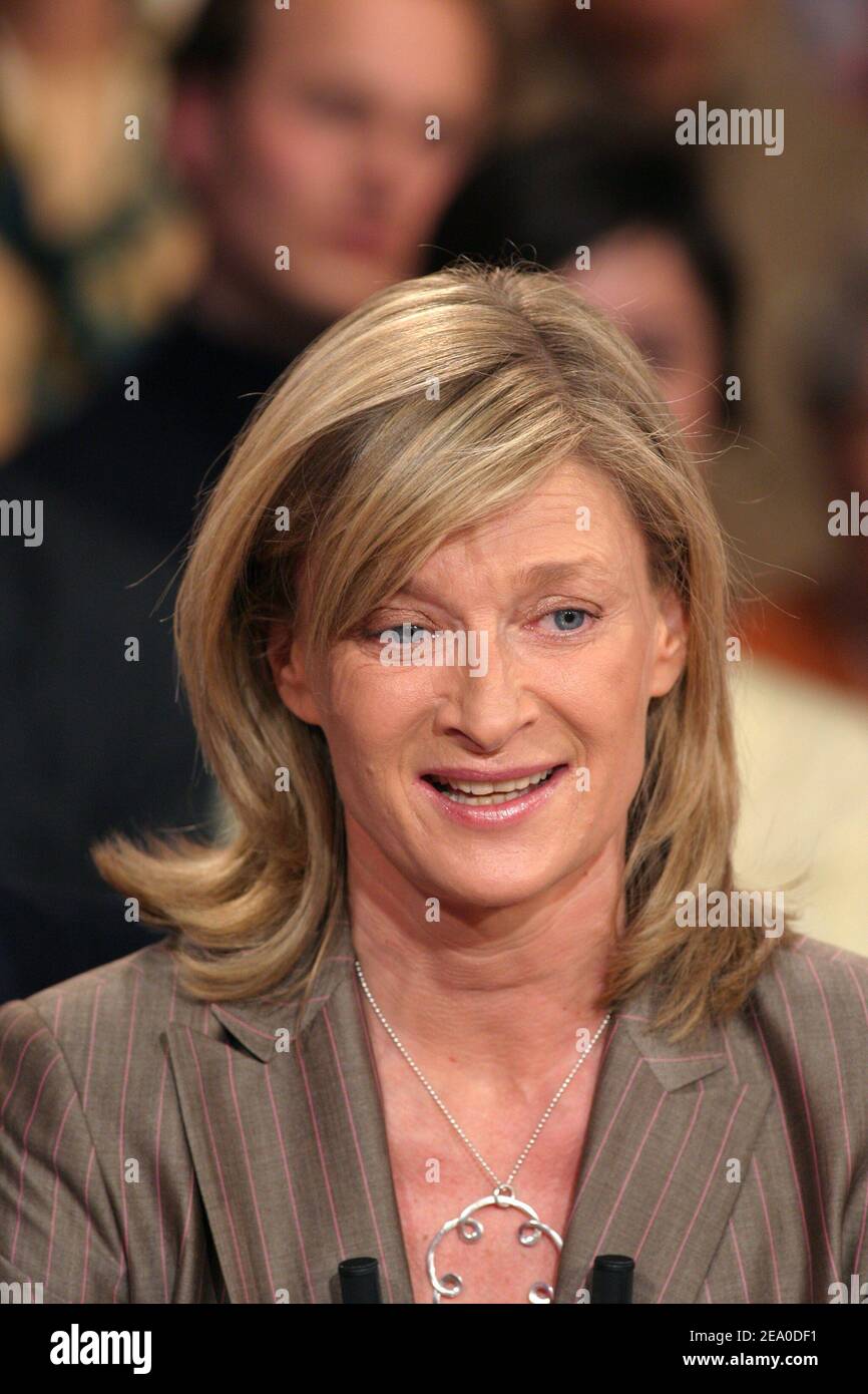 French Foreign Minister Michel Barnier's wife Isabelle during the ...