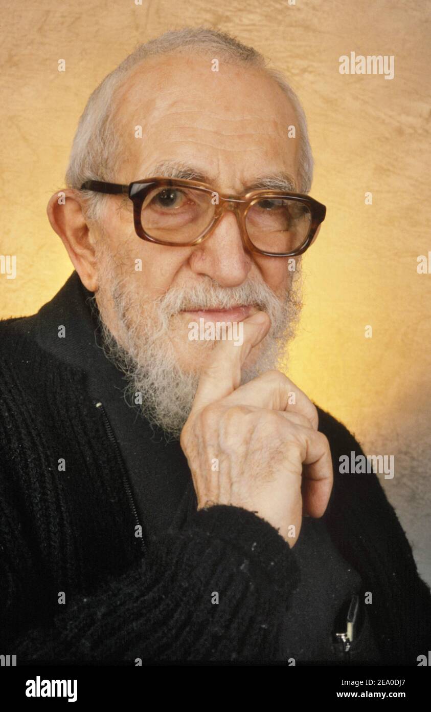 L'Abbe Pierre, pictured on 1997.Photo by APS- Medias/ABACAPRESS.COM ...