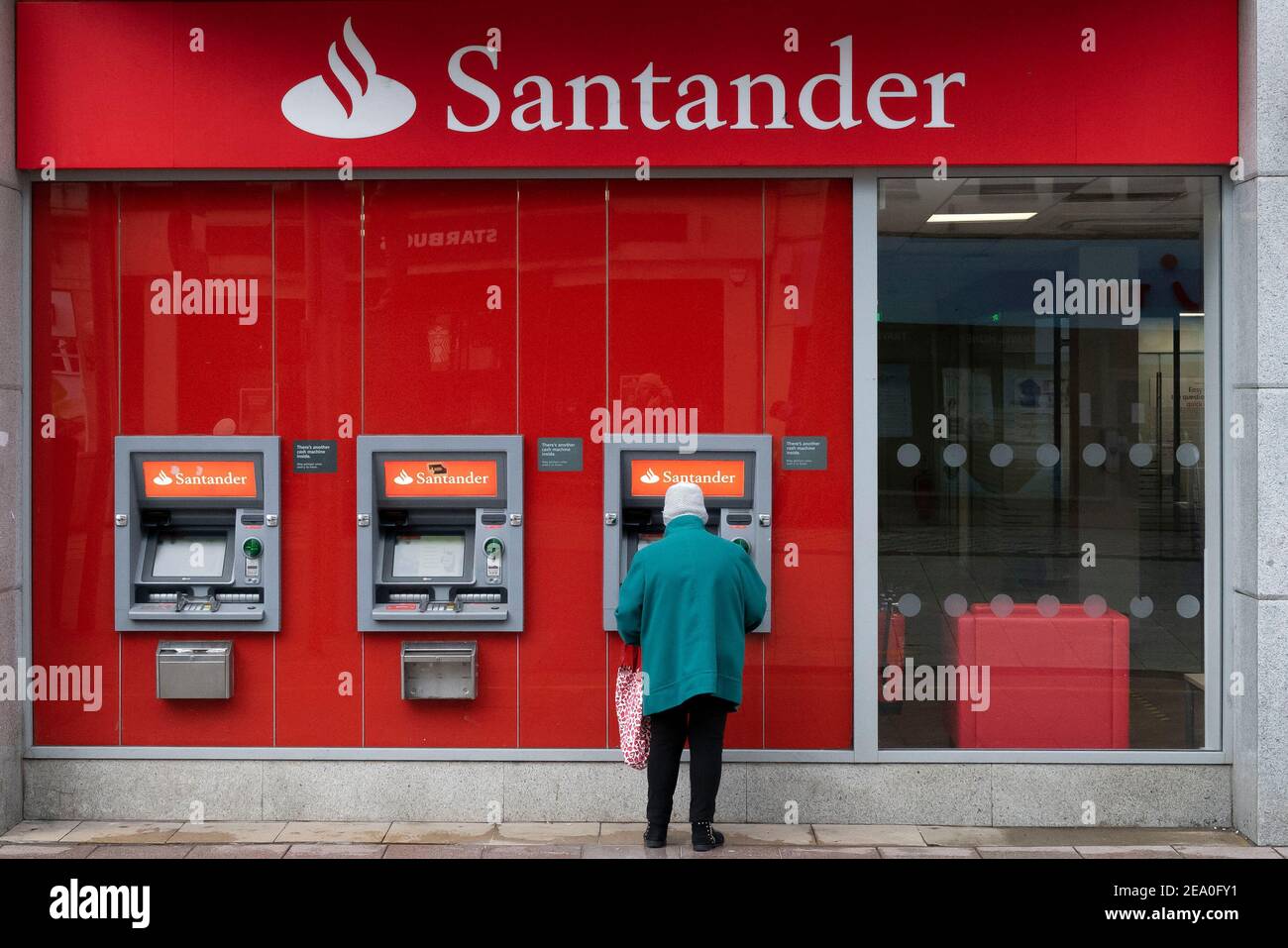 Santander bank wales hi-res stock photography and images - Alamy