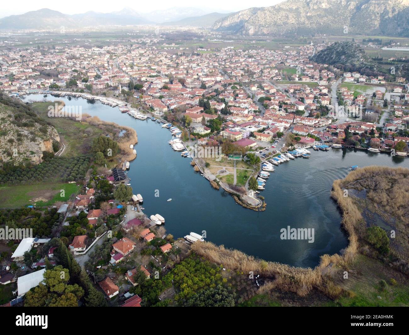 Dalyan turkey aerial hi-res stock photography and images - Alamy