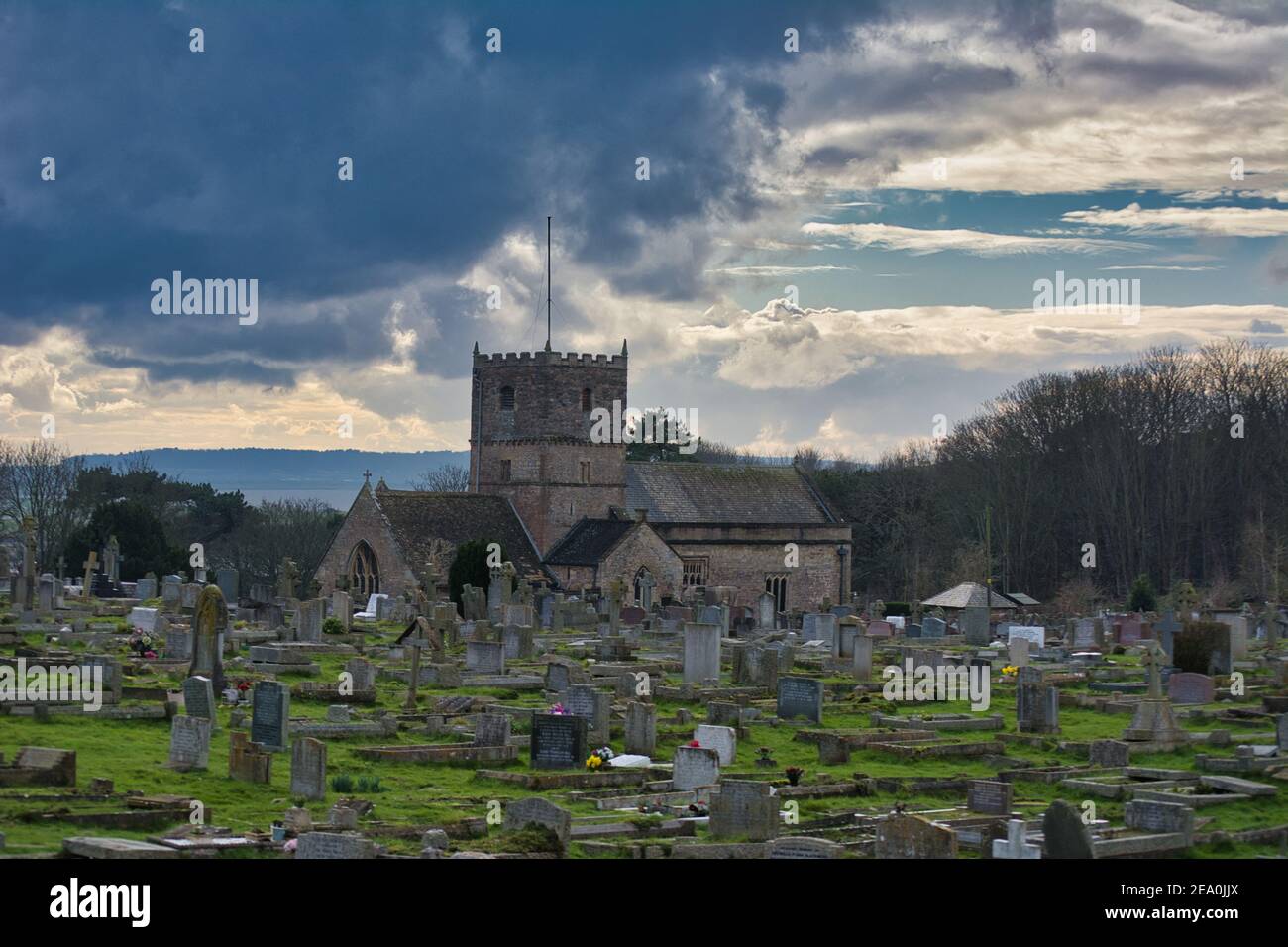 Old cemetery in clevedon,UK Stock Photo - Alamy