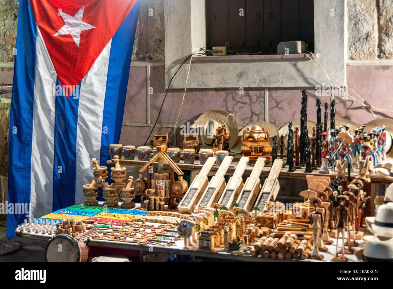Souvenir objects in Old Havana, Cuba Stock Photo - Alamy