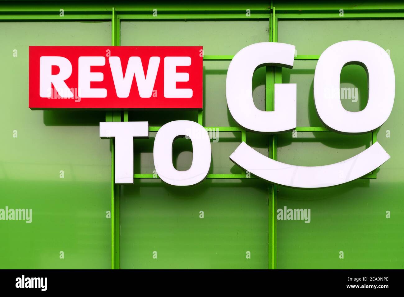 Rewe sign hi-res stock photography and images - Alamy