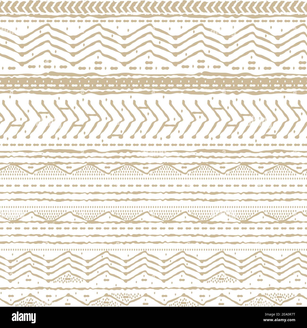 Horizontal Seamless abstract repeat border pattern. Random rough ...