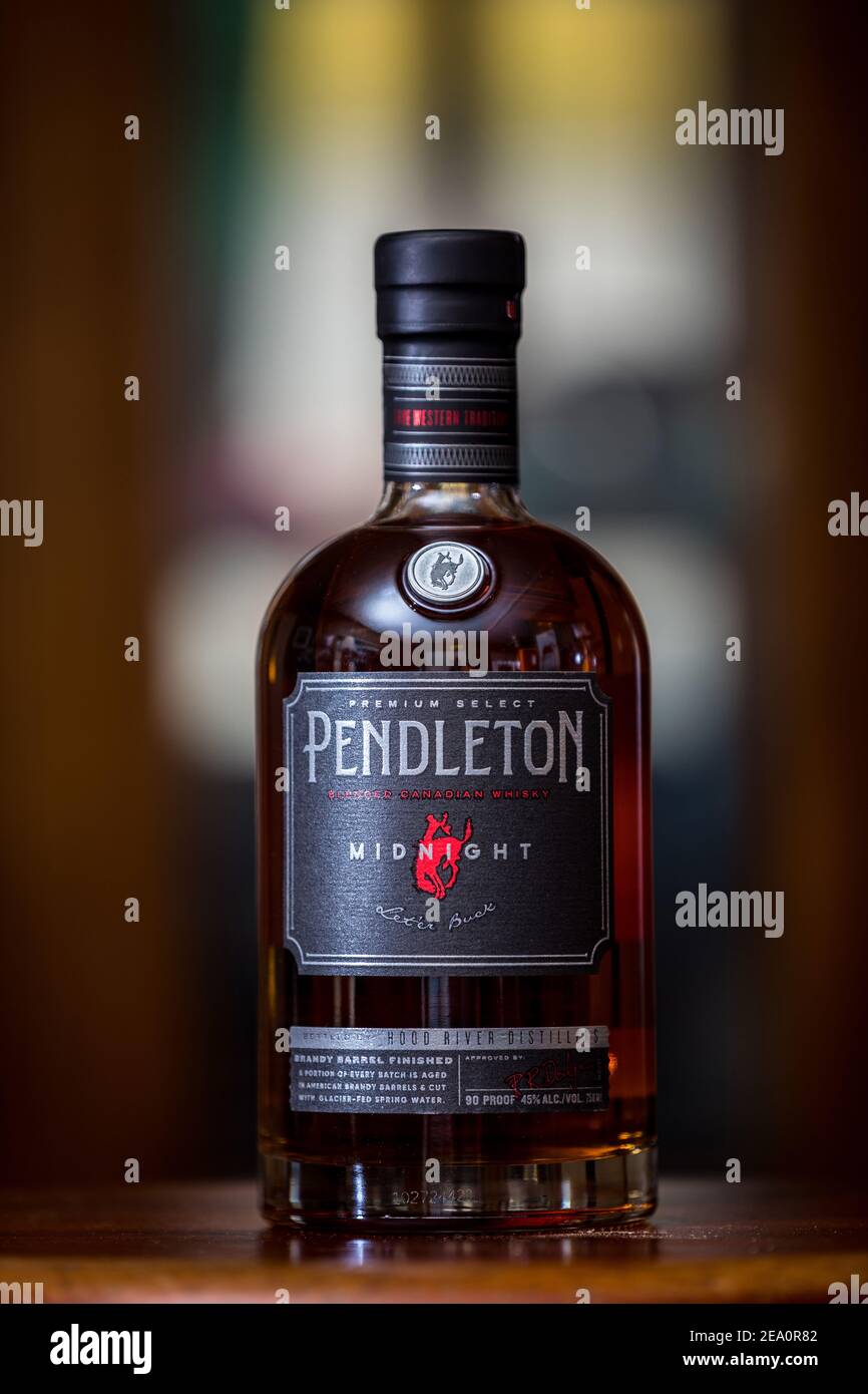 Pendleton Bourbon Whiskey Stock Photo - Alamy