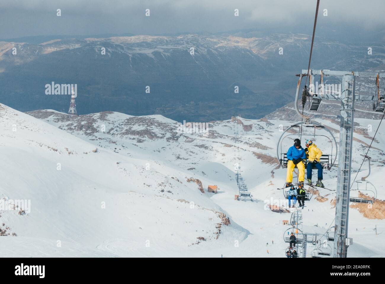 Lebanon Skiers High Resolution Stock Photography and Images - Alamy