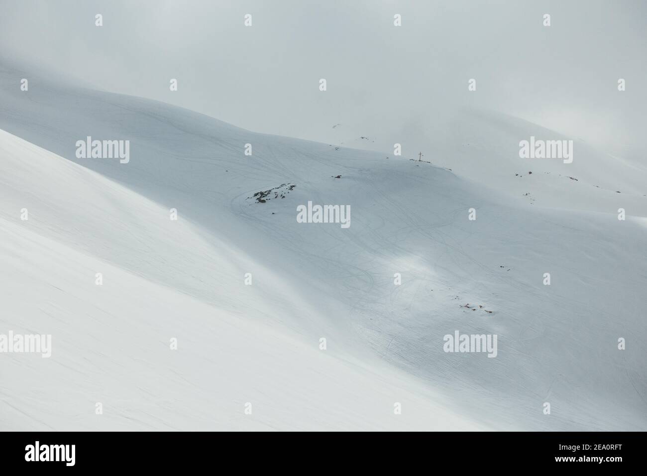 A slope at the Mzaar Kfardebian ski area in Lebanon. It is the largest ...