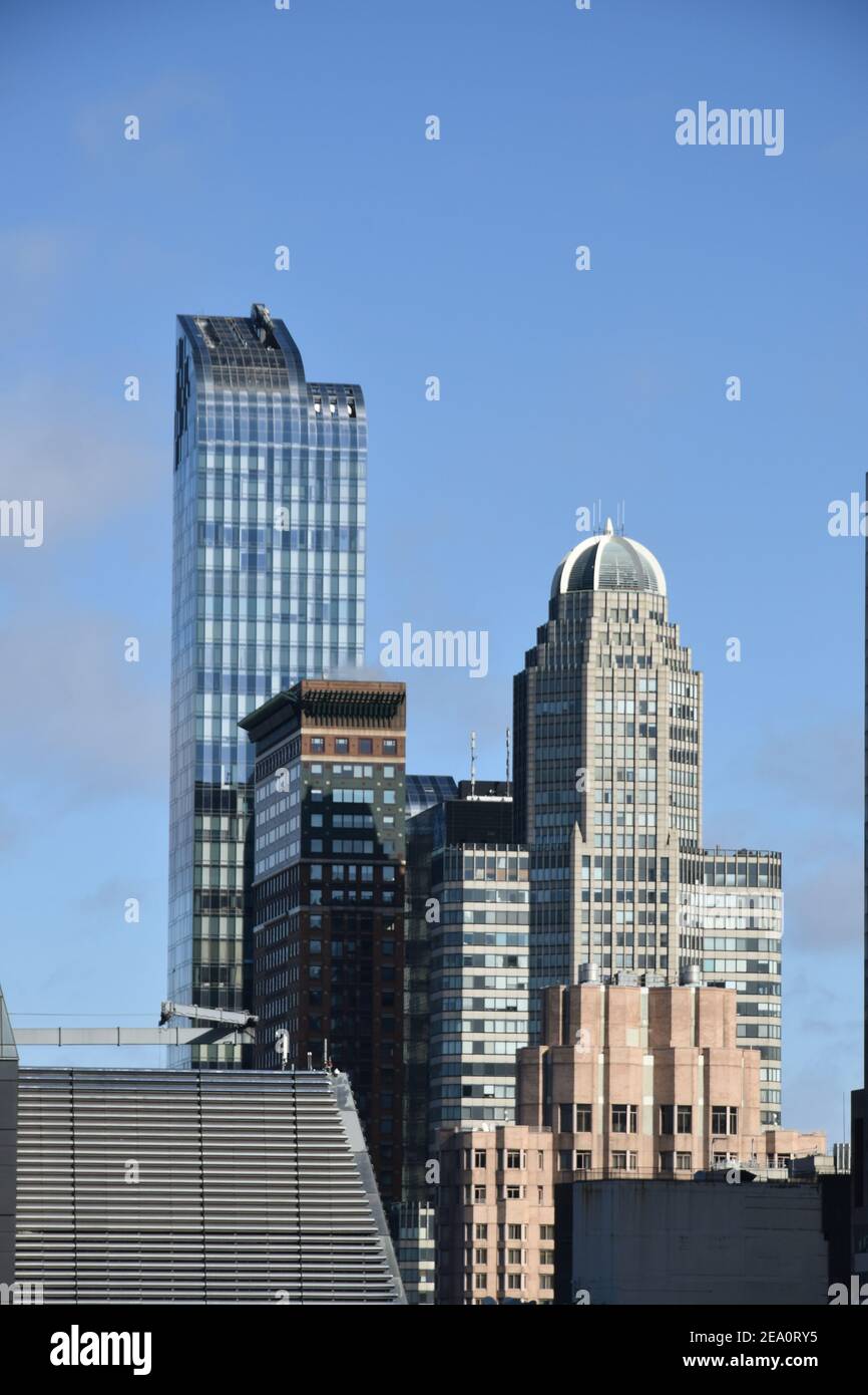 Billionaire's Row, Midtown Manhattan - towering over Central Park the ...