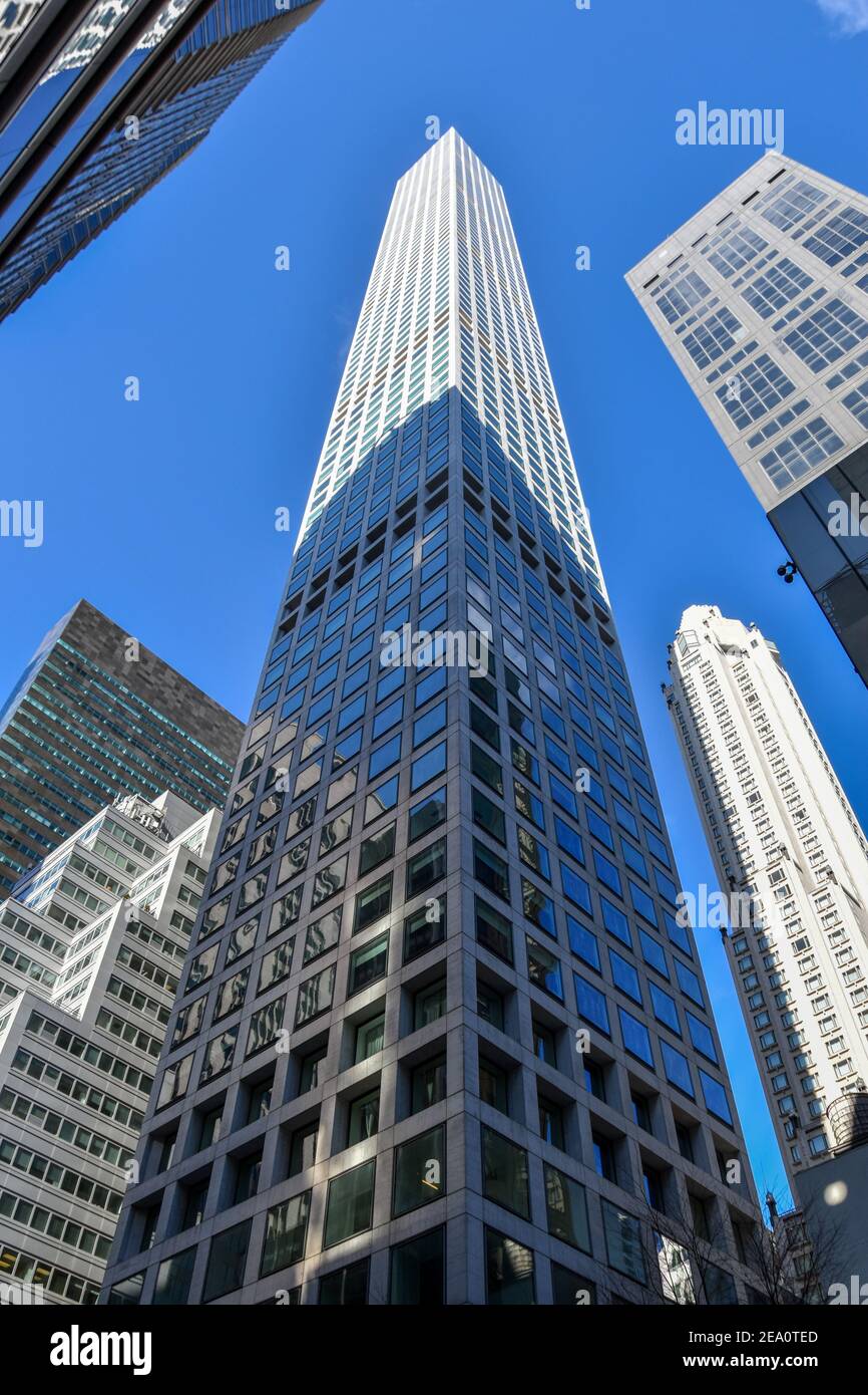 Billionaire's Row, Midtown Manhattan - towering over Central Park the ...