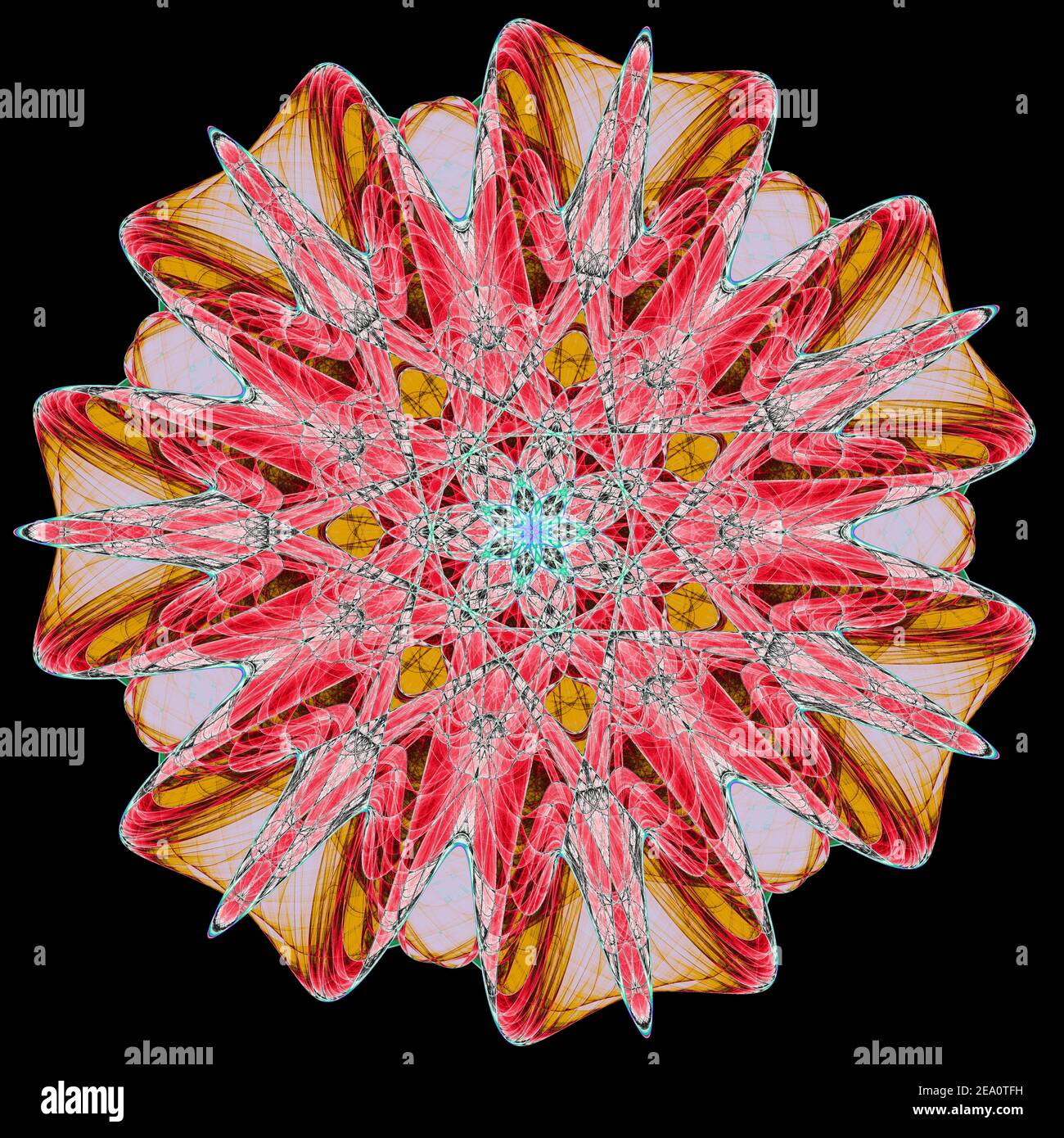 Abstract fractal illustration Stock Photo - Alamy