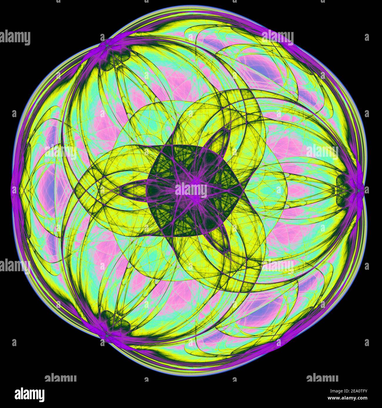 Abstract fractal illustration Stock Photo - Alamy