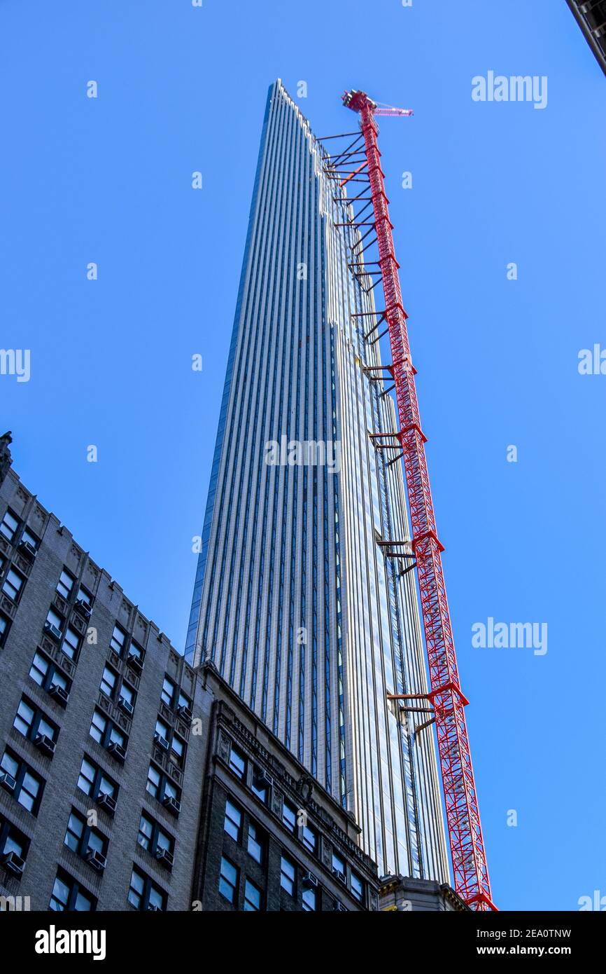 Billionaire's Row, Midtown Manhattan - towering over Central Park the ...
