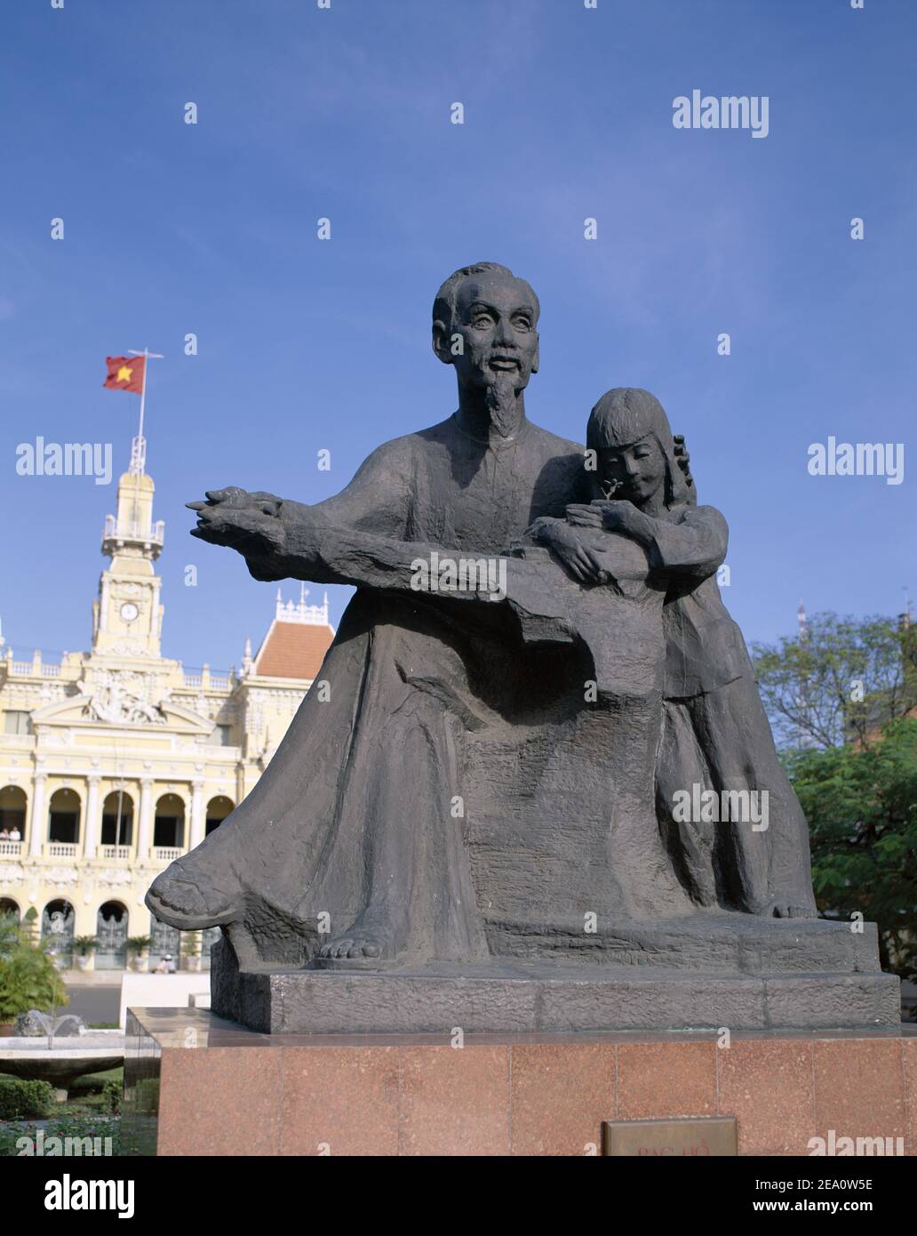 Asia,, Ho Chi Minh City aka Saigon, Ho Chi Minh Statue Stock Photo - Alamy