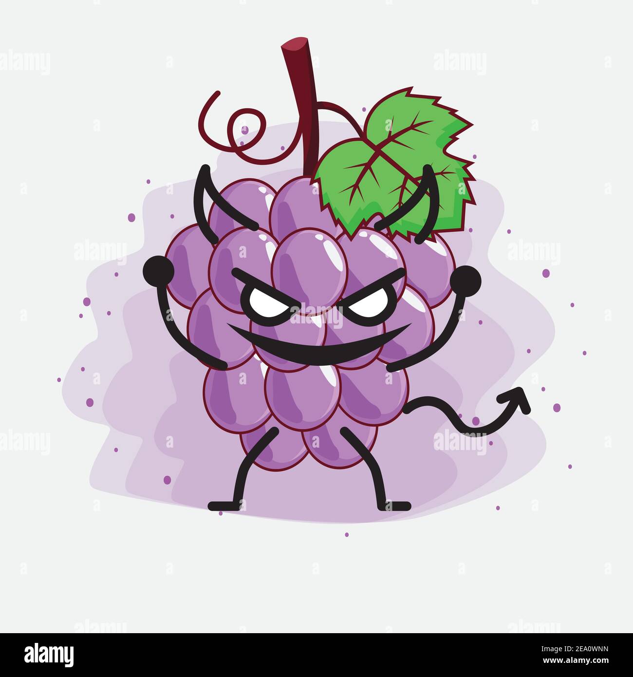 Grape comic Stock Vector Images - Alamy