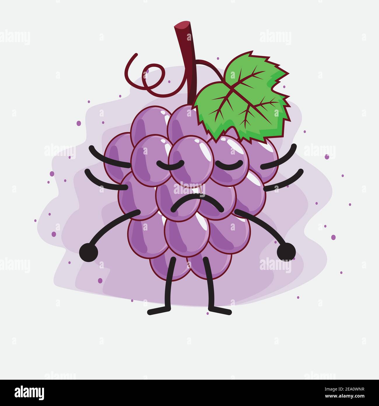 Grape Comic Stock Vector Images - Alamy