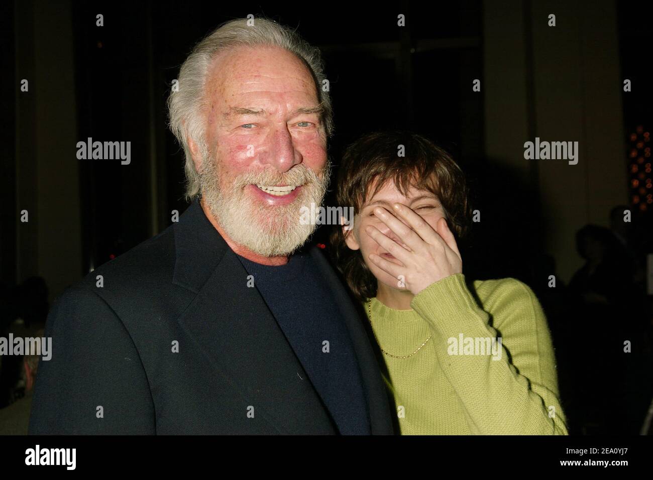 NEW YORK, NY- MARCH 4: Christopher Plummer and Amanda Plummer attending ...