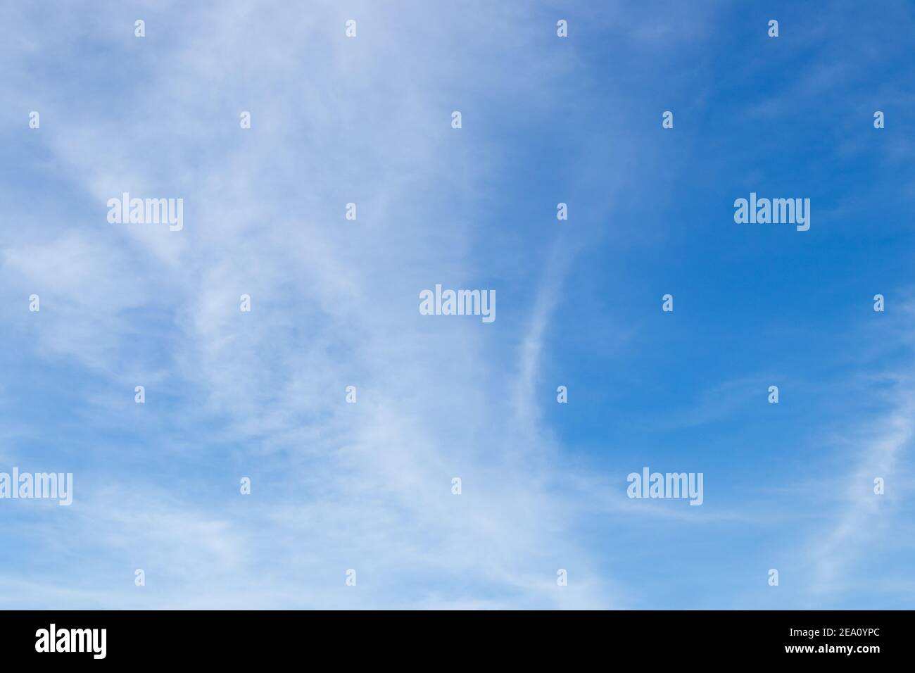 Clear blue color sky with white cloud background Stock Photo - Alamy