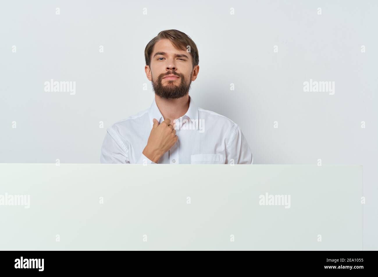 Funny bearded man stands hi-res stock photography and images - Alamy