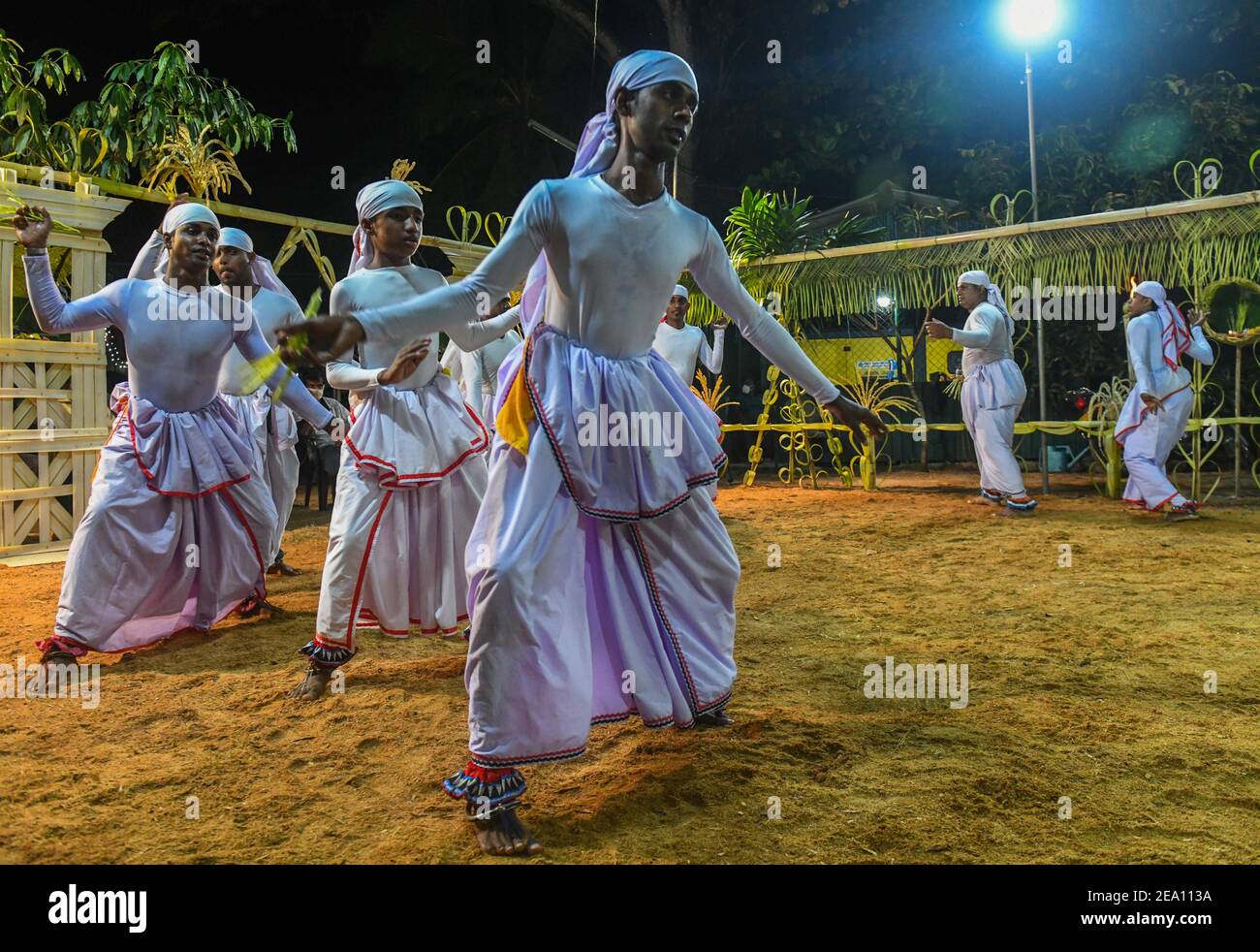 Diyulapitiya, Sri Lanka. February 6, 2021: Sri Lankan traditional ...