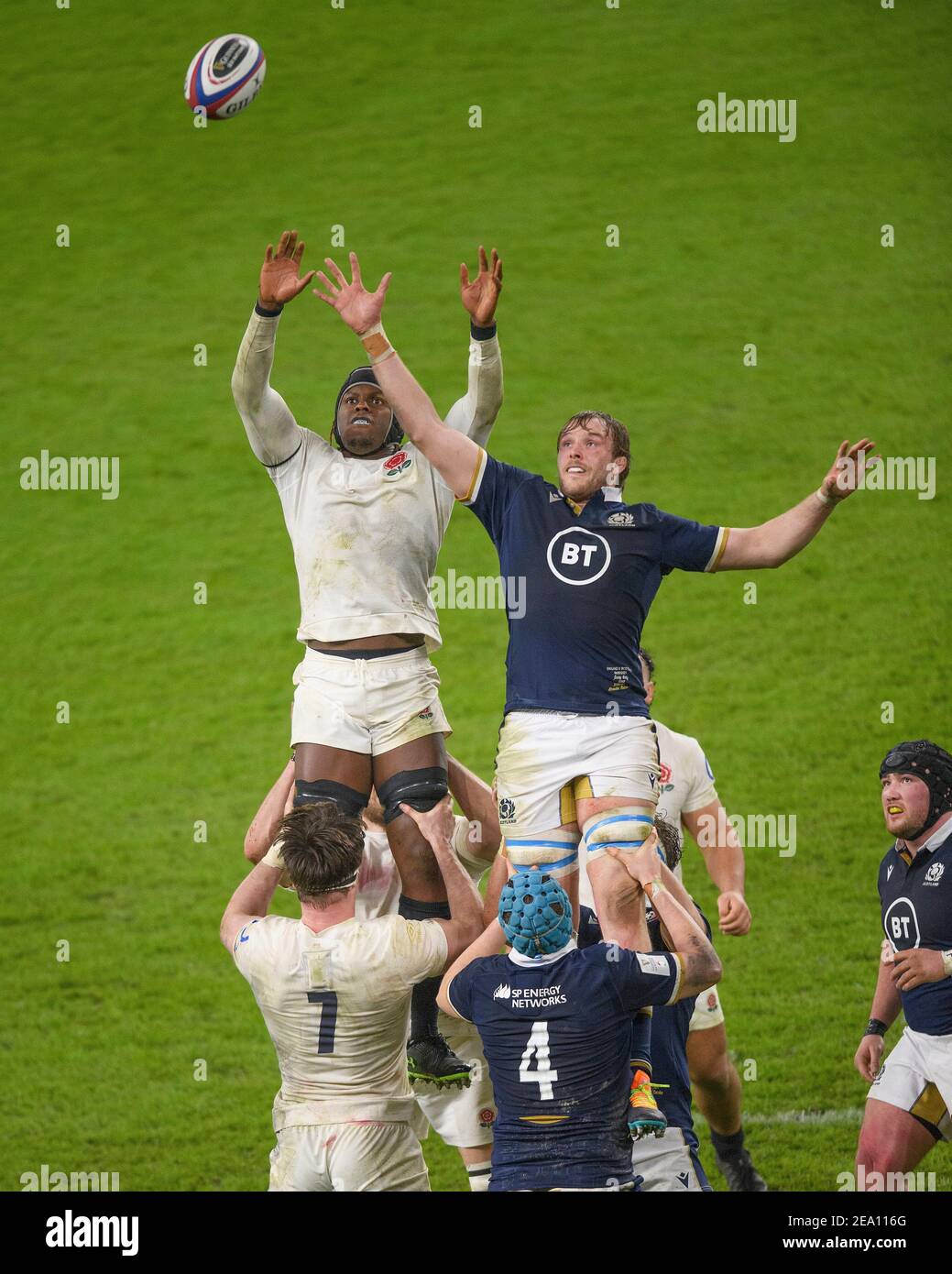 Twickenham, UK. 06th Feb, 2021. Twickenham Stadium, London 6th Feb 2021 ...