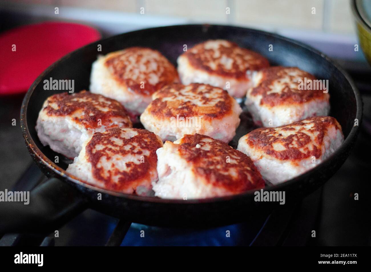 Pork cutlets with crust hi-res stock photography and images - Alamy