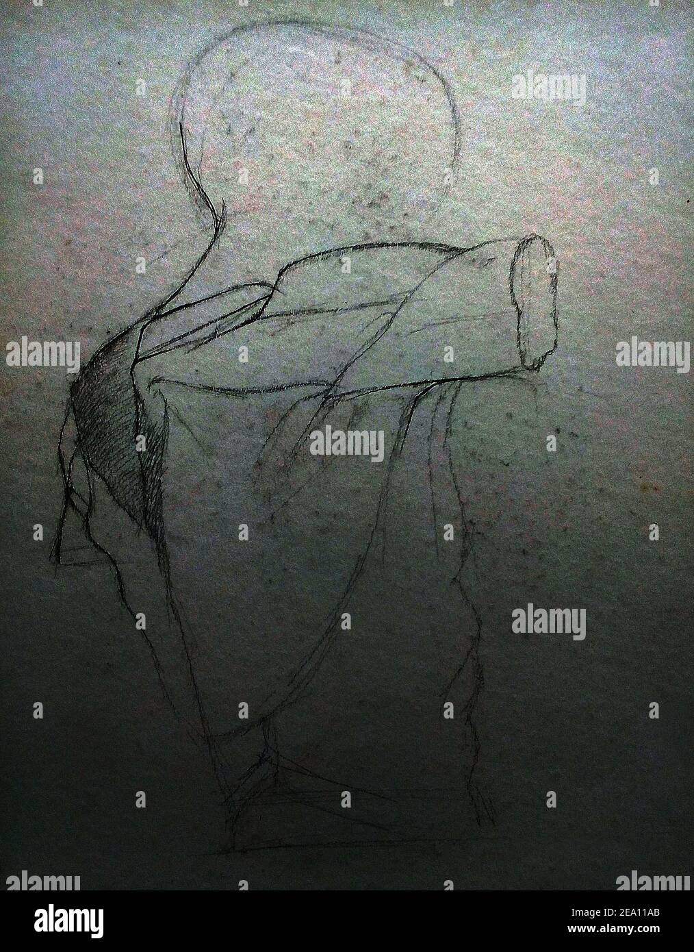 anatomy , Art ,drawing ,Fine art ,Light and shadow, bust Stock Photo ...