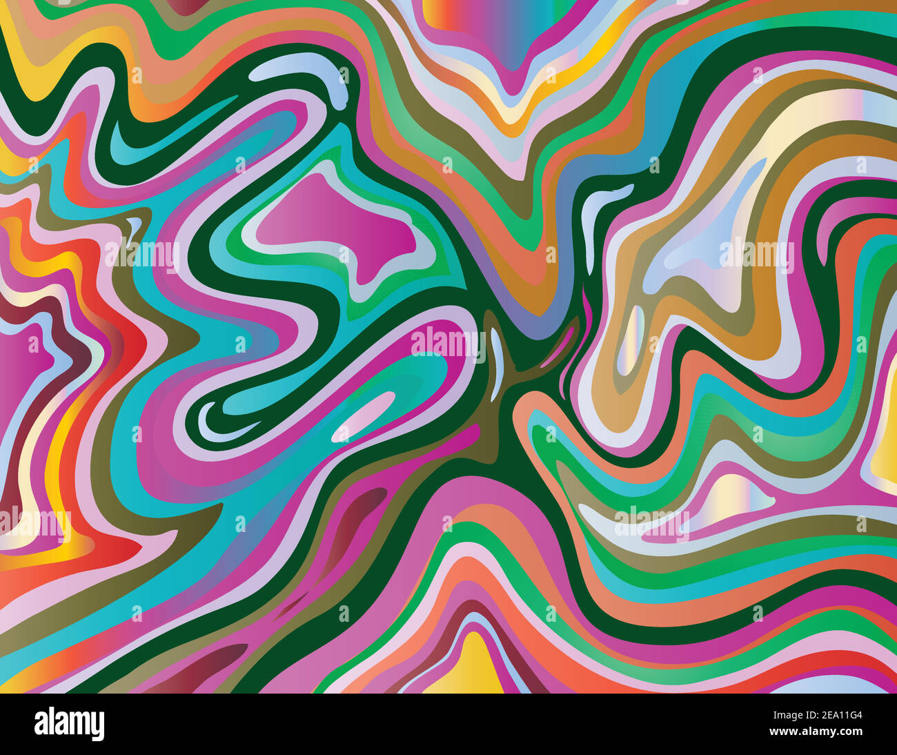 Suminagashi japanese paper marbling Stock Vector Images - Alamy
