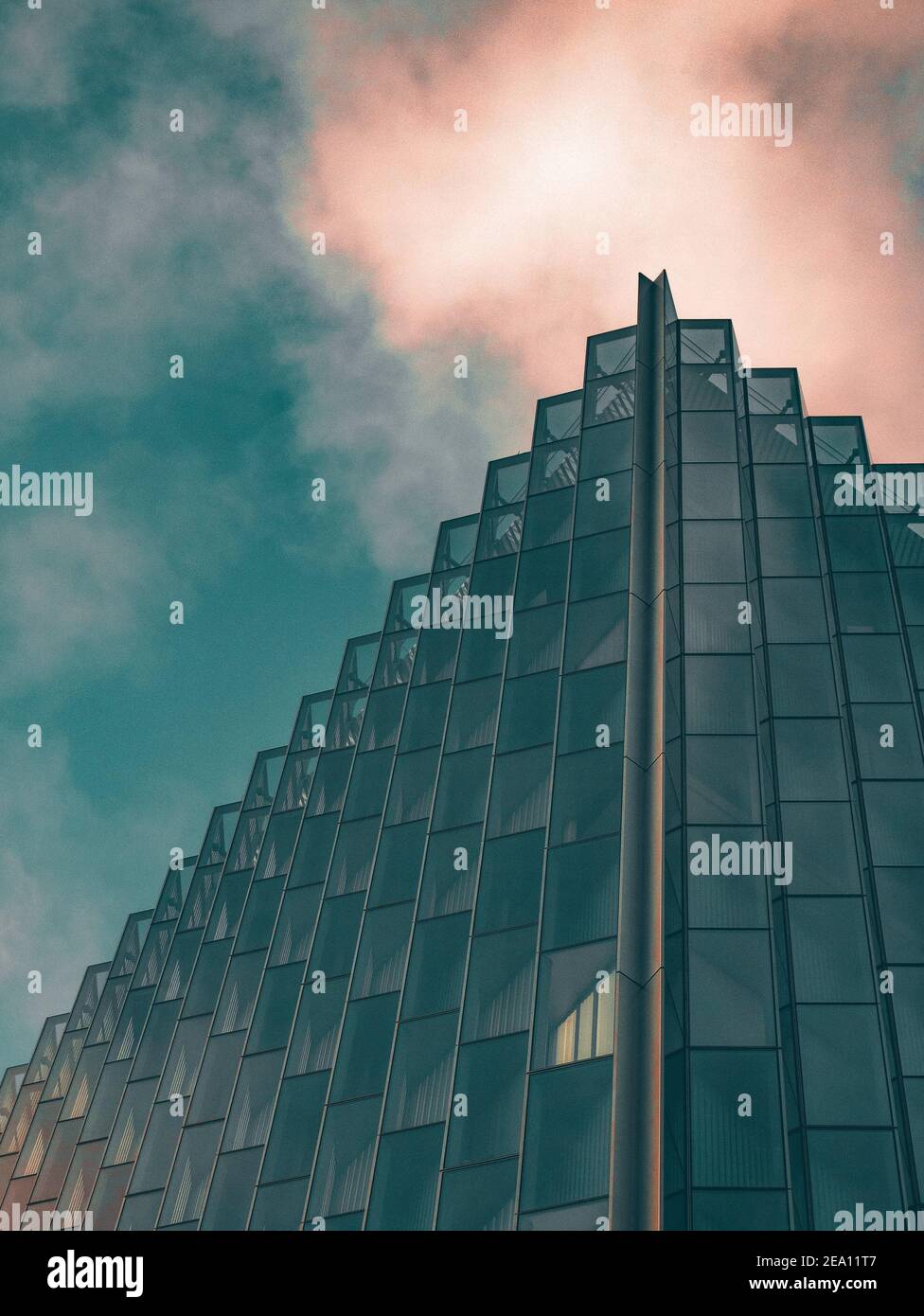 modern window design with steps and peak Stock Photo - Alamy