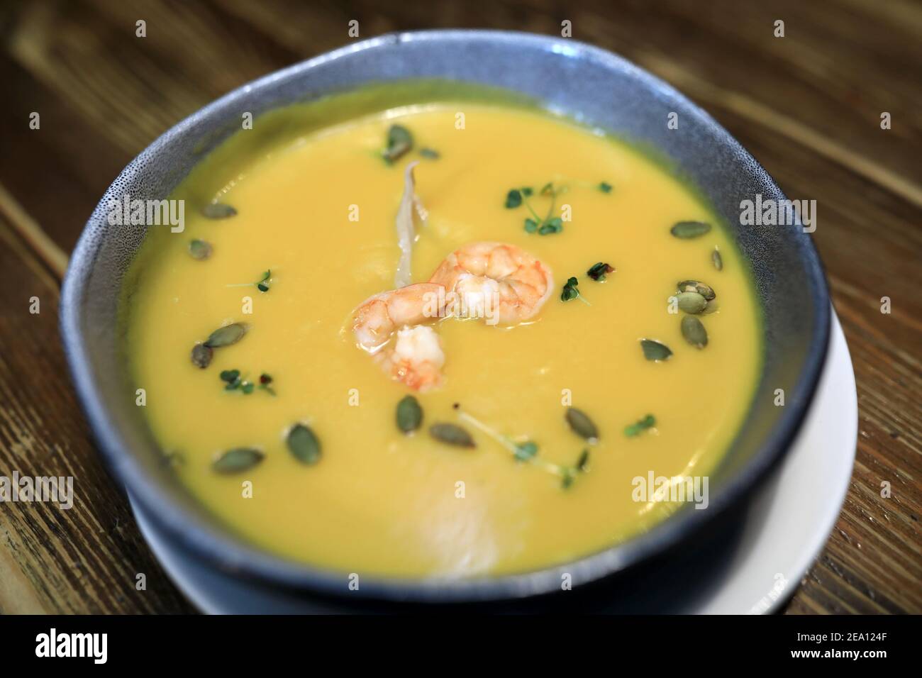 Dietary fish soup puree hi-res stock photography and images - Alamy