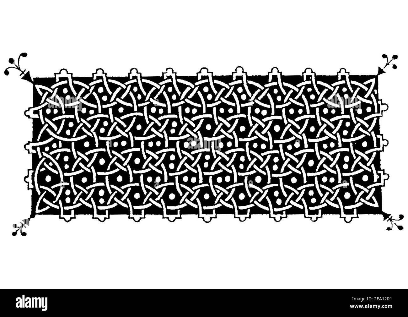 Vintage book decorative headers Stock Photo - Alamy