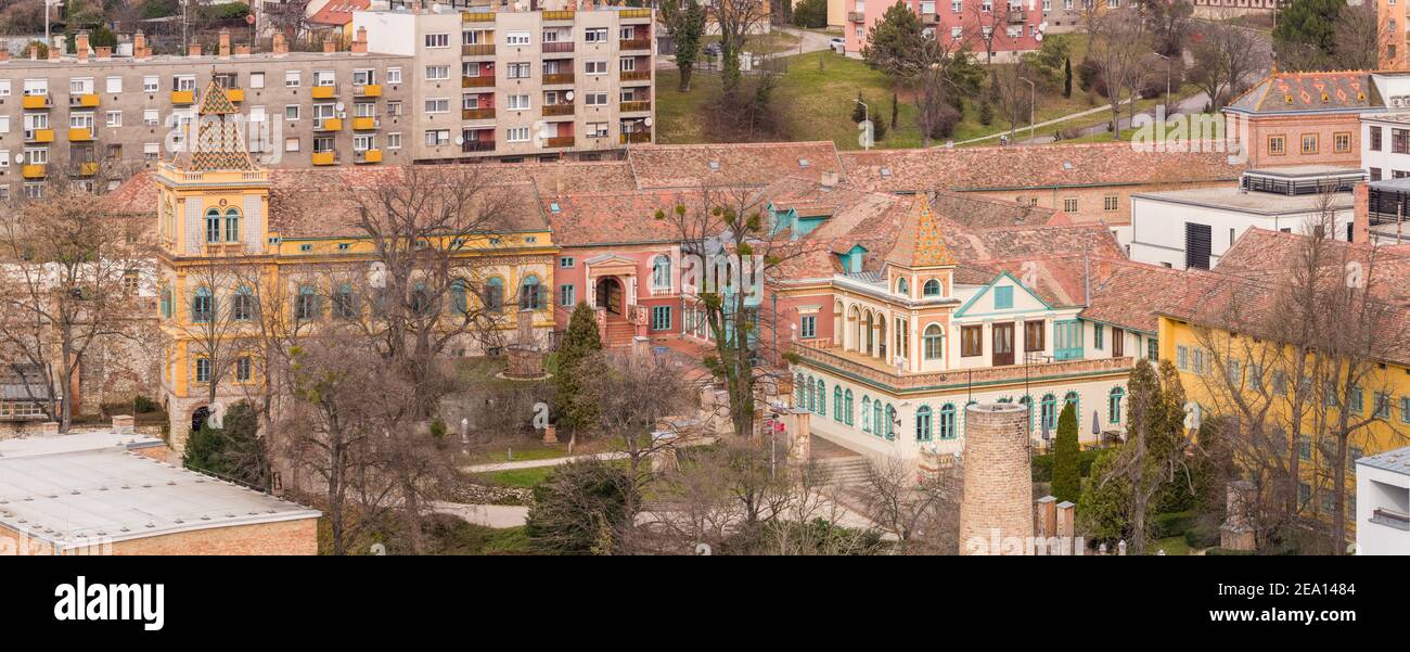 beautiful building in Zsolnay ceramic factory Stock Photo - Alamy
