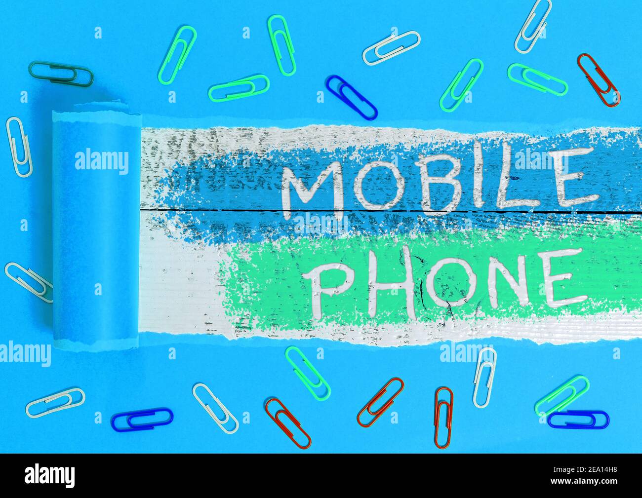 Text sign showing Mobile Phone. Business photo showcasing A handheld ...