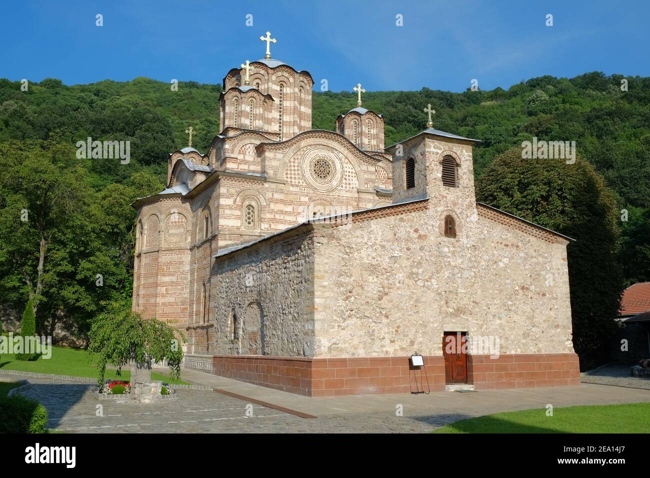 Ravanica Serbian Orthodox monastery near Cuprija, Serbia Stock Photo ...
