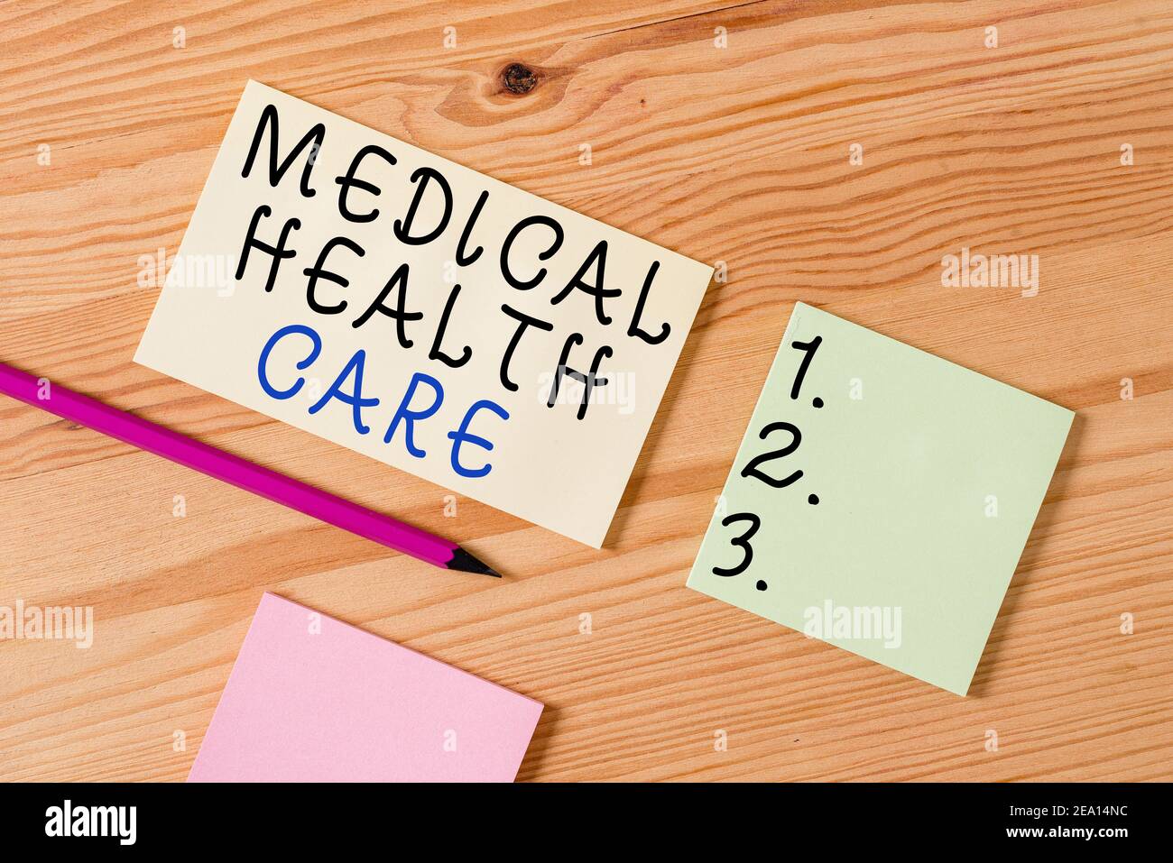 Text sign showing Medical Health Care. Business photo text restoration ...