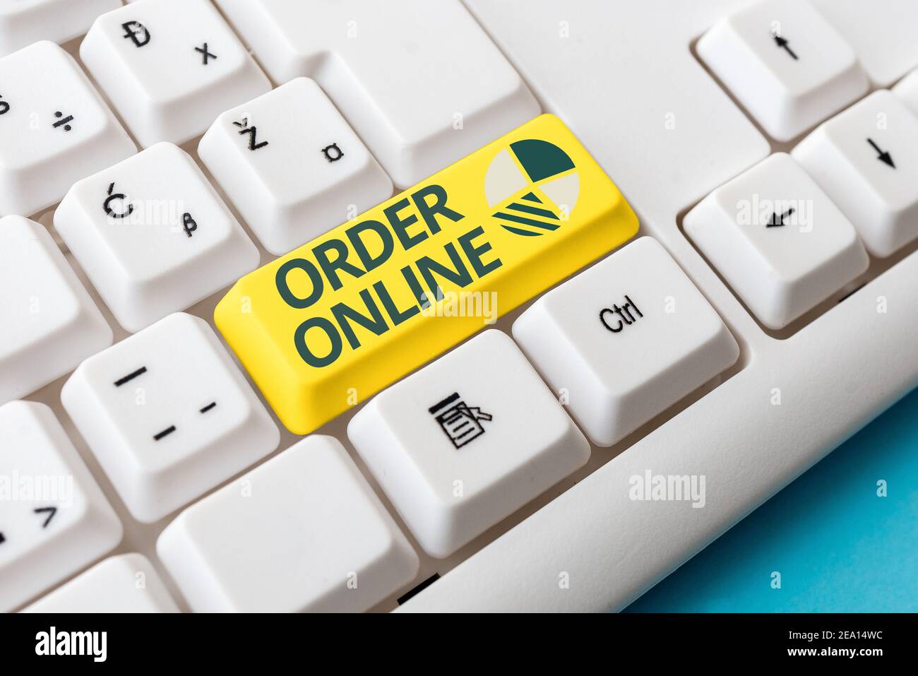 Conceptual hand writing showing Order Online. Concept meaning Buying ...