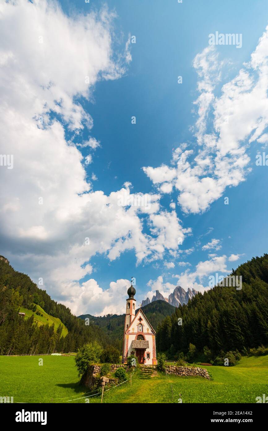 The world famous church in the prairie, San Giovanni in Ranui in Santa ...