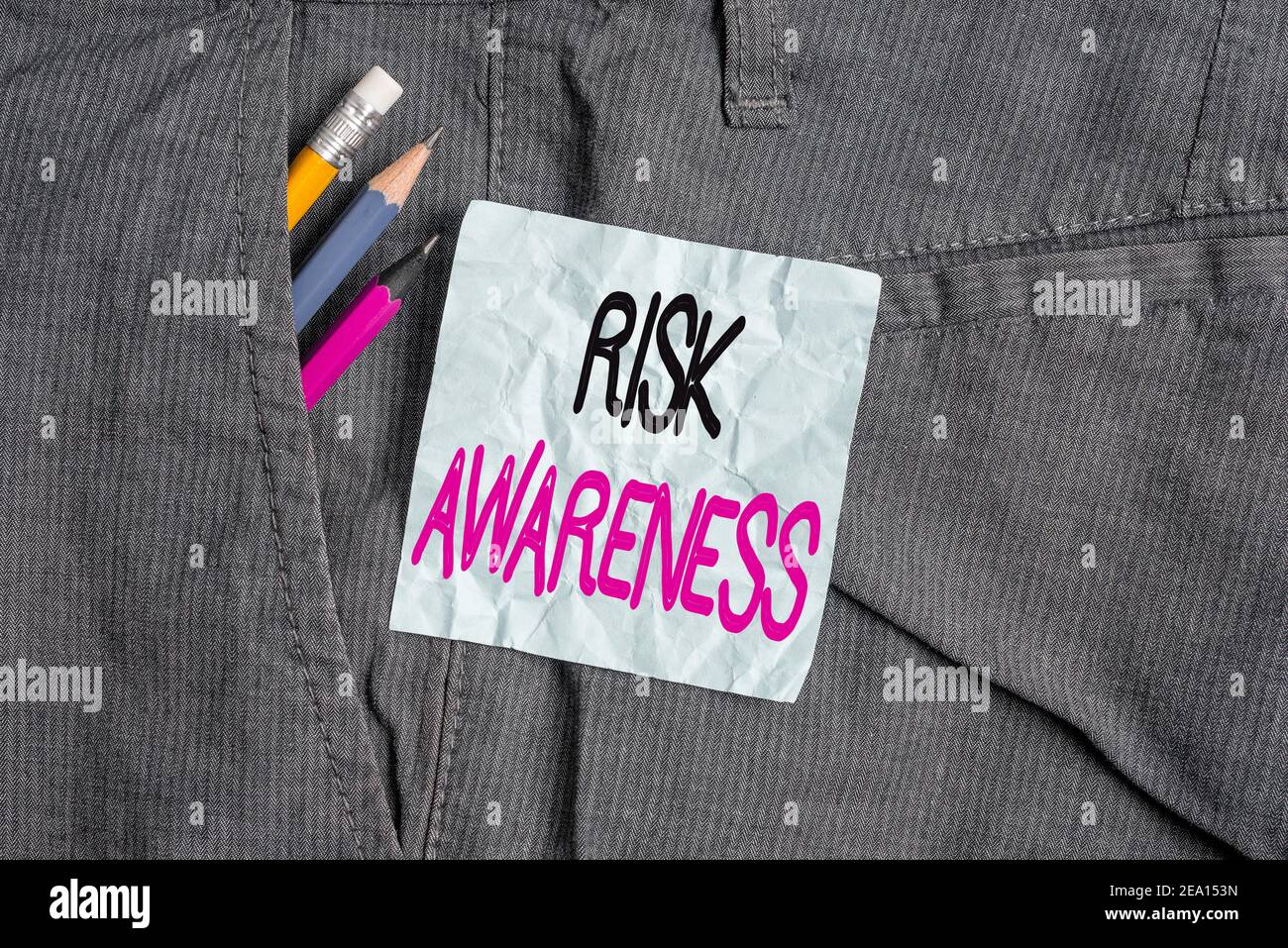 Word writing text Risk Awareness. Business photo showcasing recognizing ...