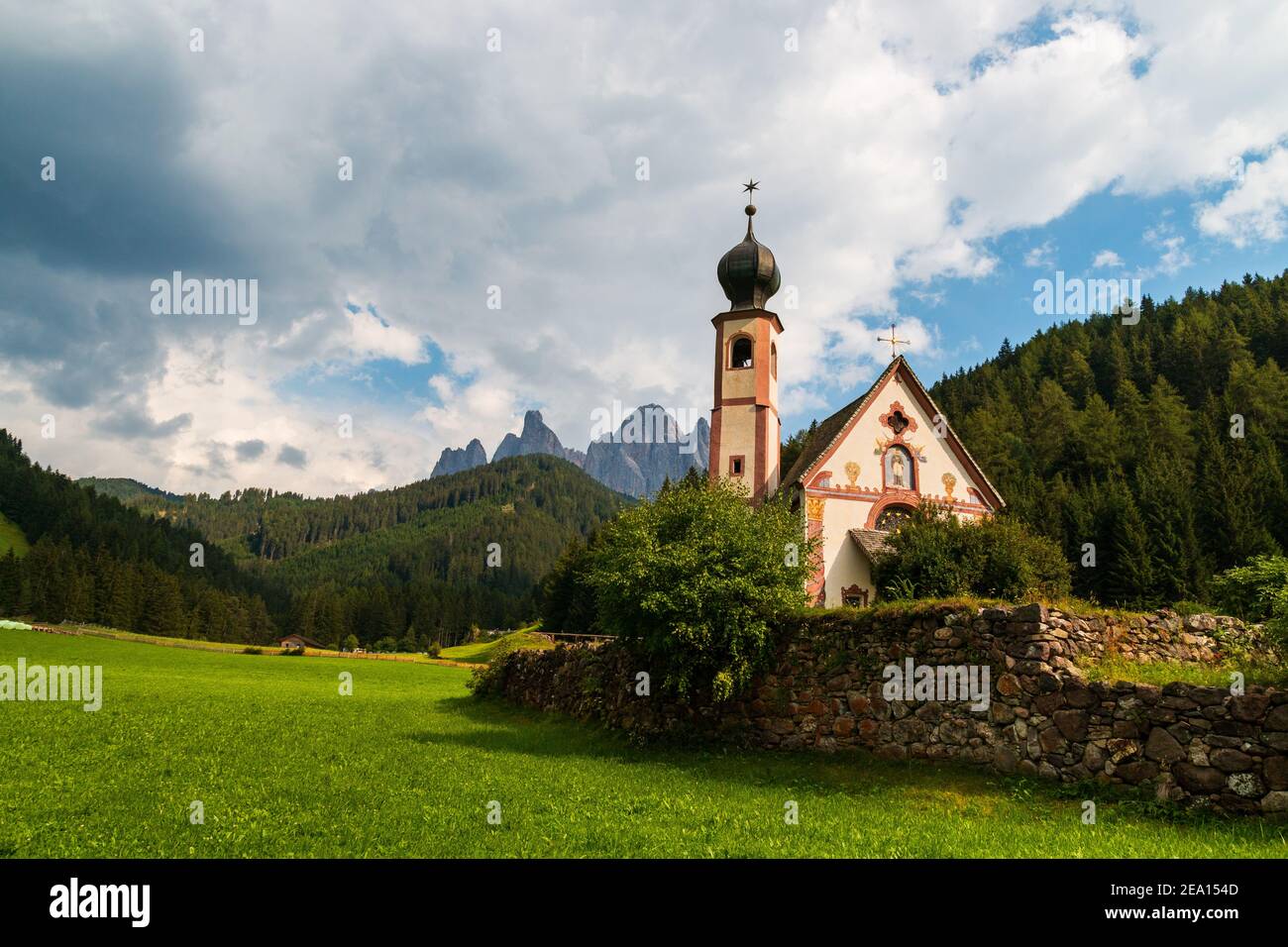 The world famous church in the prairie, San Giovanni in Ranui in Santa ...