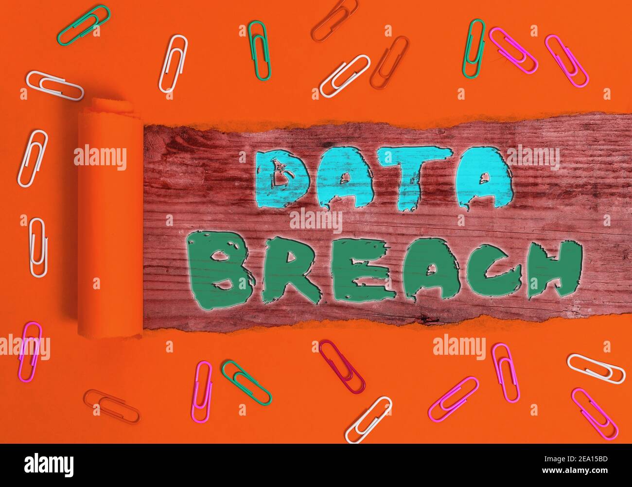 Writing note showing Data Breach. Business concept for security ...