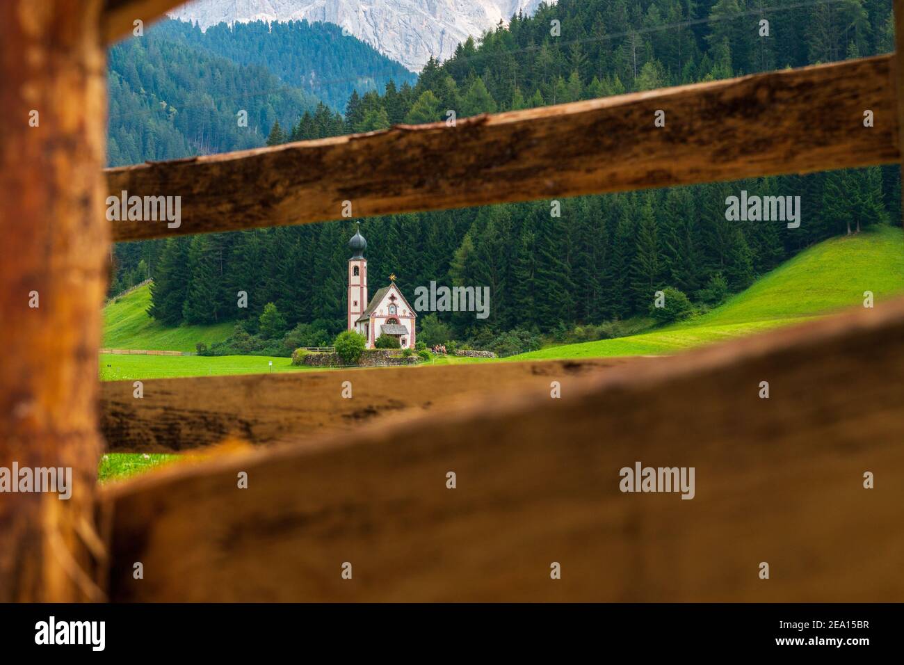 The world famous church in the prairie, San Giovanni in Ranui in Santa ...