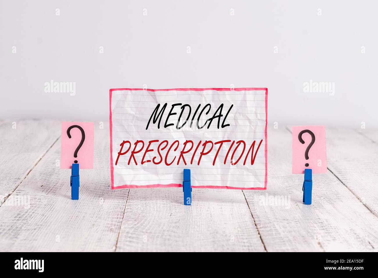 Handwriting text Medical Prescription. Conceptual photo healthcare ...