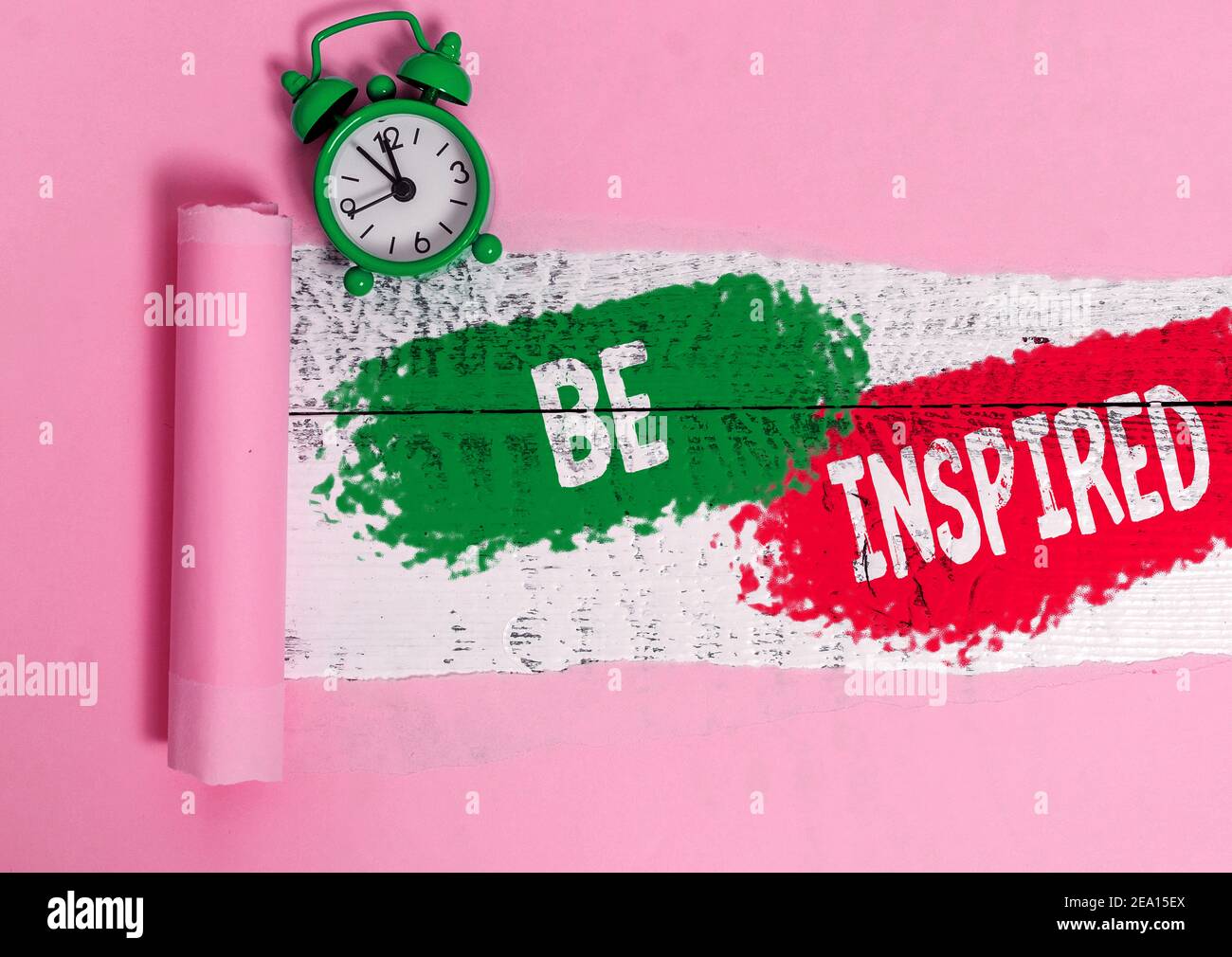 Conceptual hand writing showing Be Inspired. Concept meaning ...