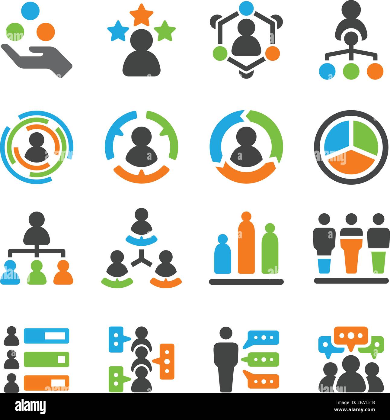 identity skill of people,user icon set,vector and illustration Stock ...