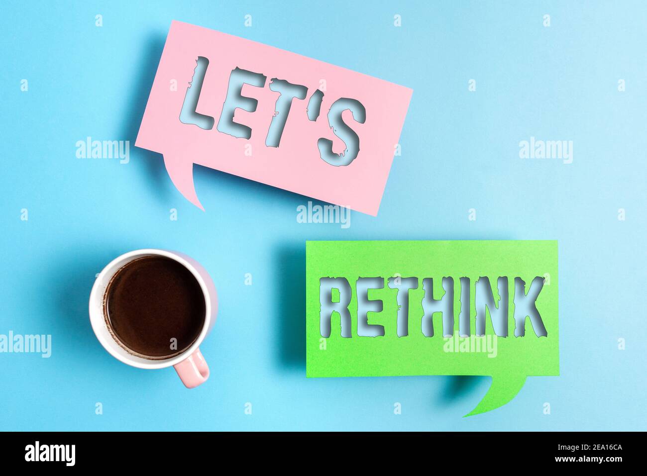 Handwriting text Let S Rethink. Conceptual photo an Afterthought To ...